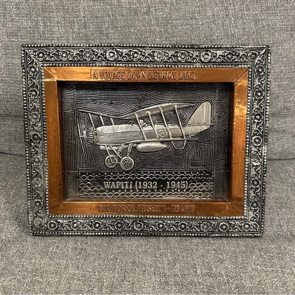 Art | Vintage A Voyage Down Memory Lane Air Force Museum Palam Cooper Metal Pic 479 | Poshmark